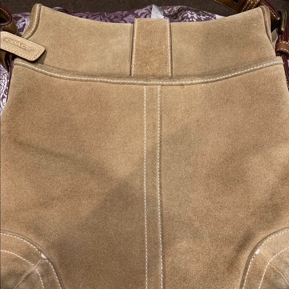 Coach | Bags | Coach Boho Suede Camel Color Purse | Poshmark